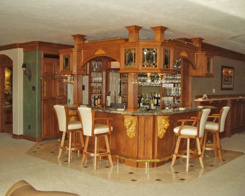 Custom Built Bar Area 2 – Cosner Construction